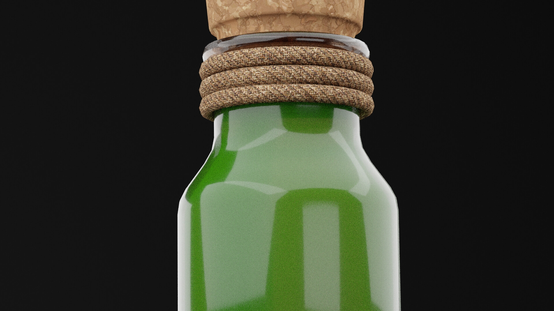 Green Elixir - 3D Model by thedazking