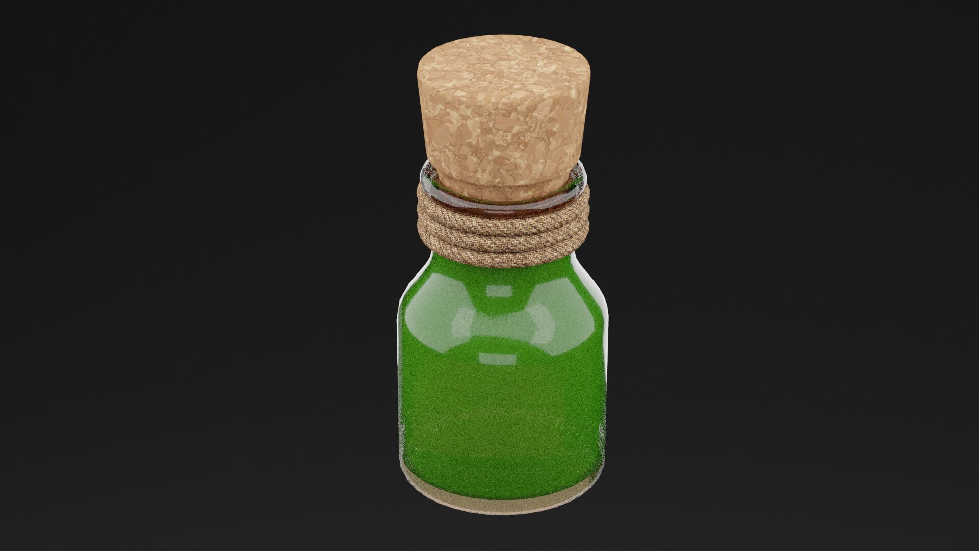 Green Elixir - 3D Model by thedazking
