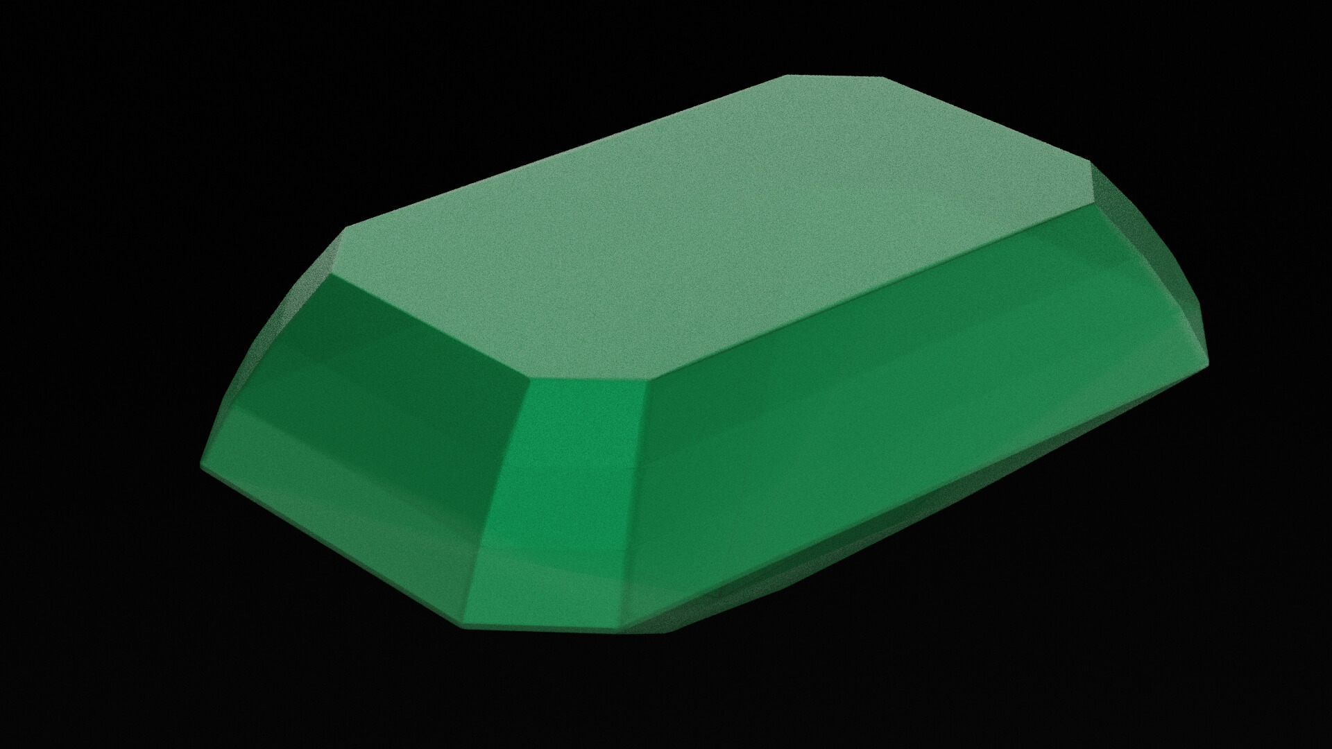 Sparkling Green Gem - 3D Model by thedazking