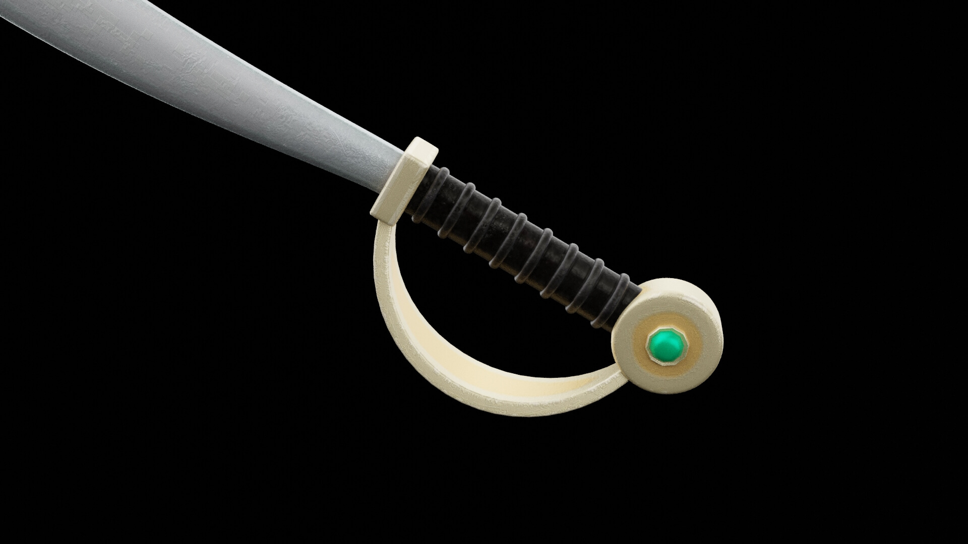 Green Pendant Sword - 3D Model by thedazking