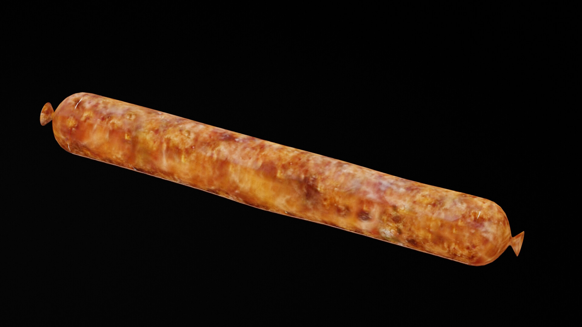 Grilled Sausage - 3D Model by thedazking