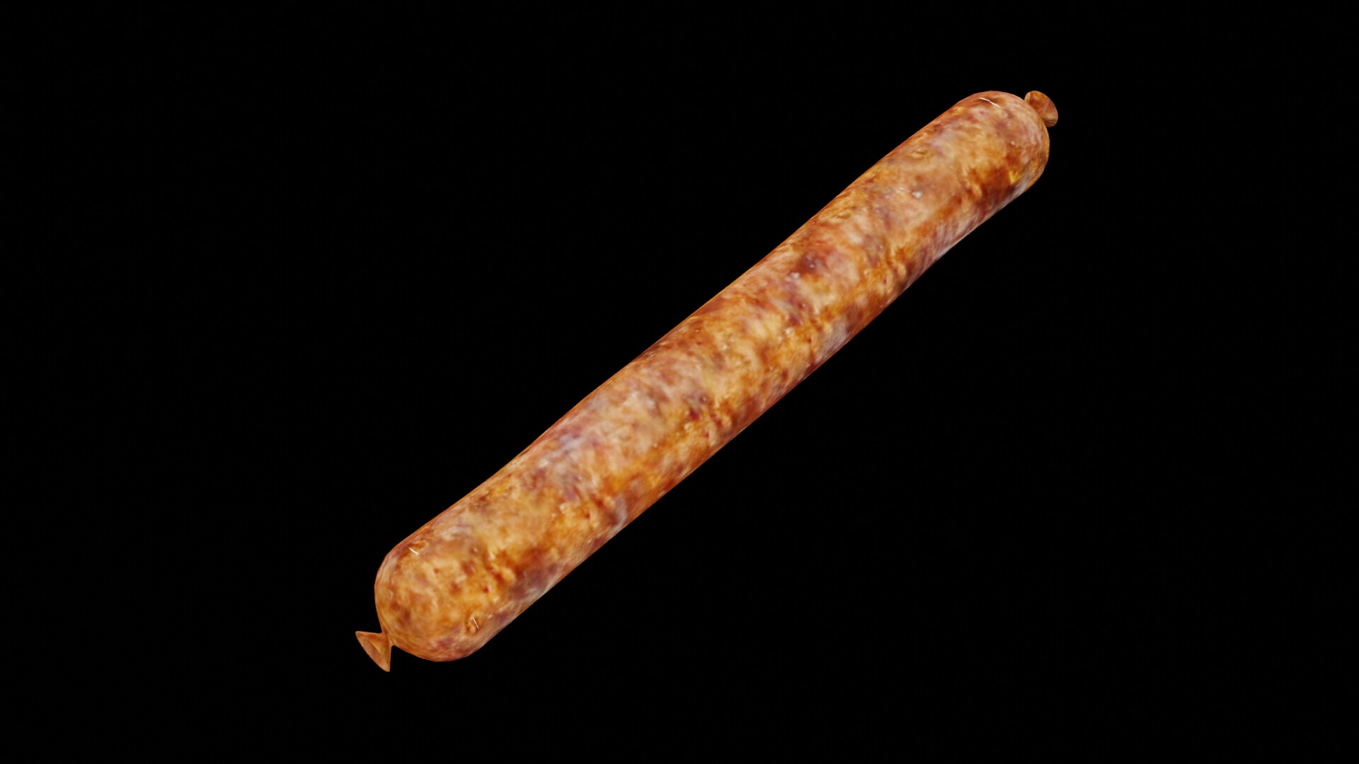 Grilled Sausage - 3D Model by thedazking