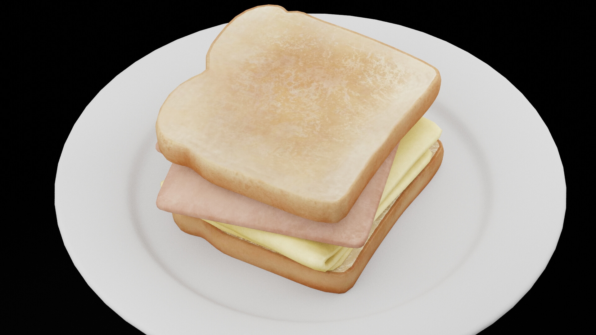 Ham Sandwich - 3D Model by thedazking