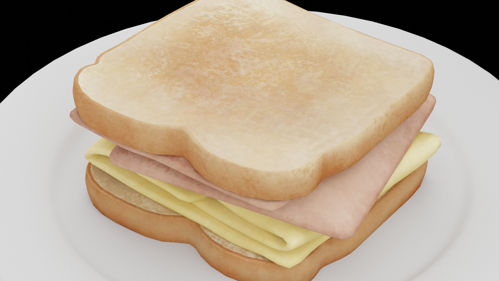 Ham Sandwich - 3D Model by thedazking