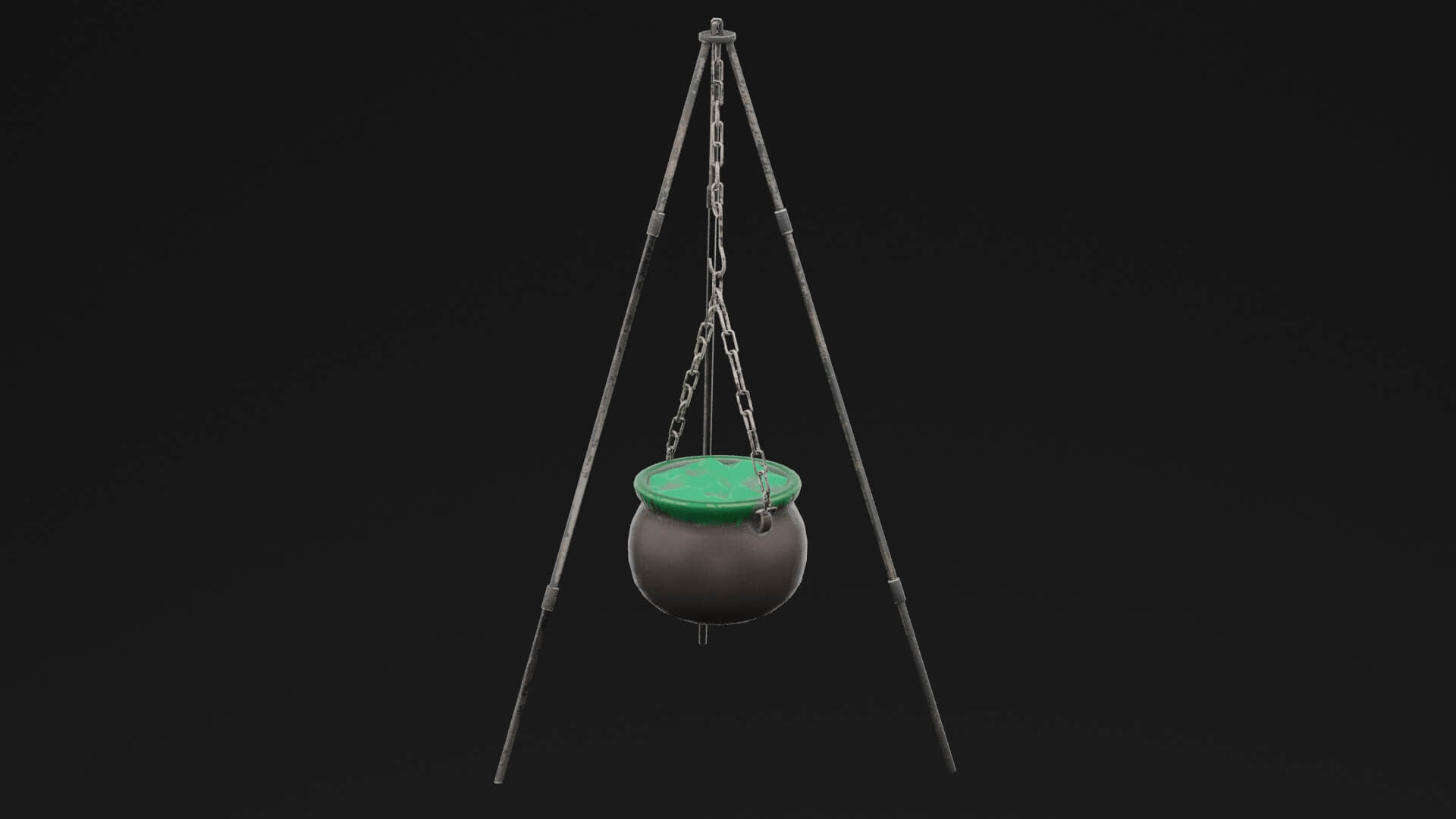 Hanged Cauldron - 3D Model by thedazking