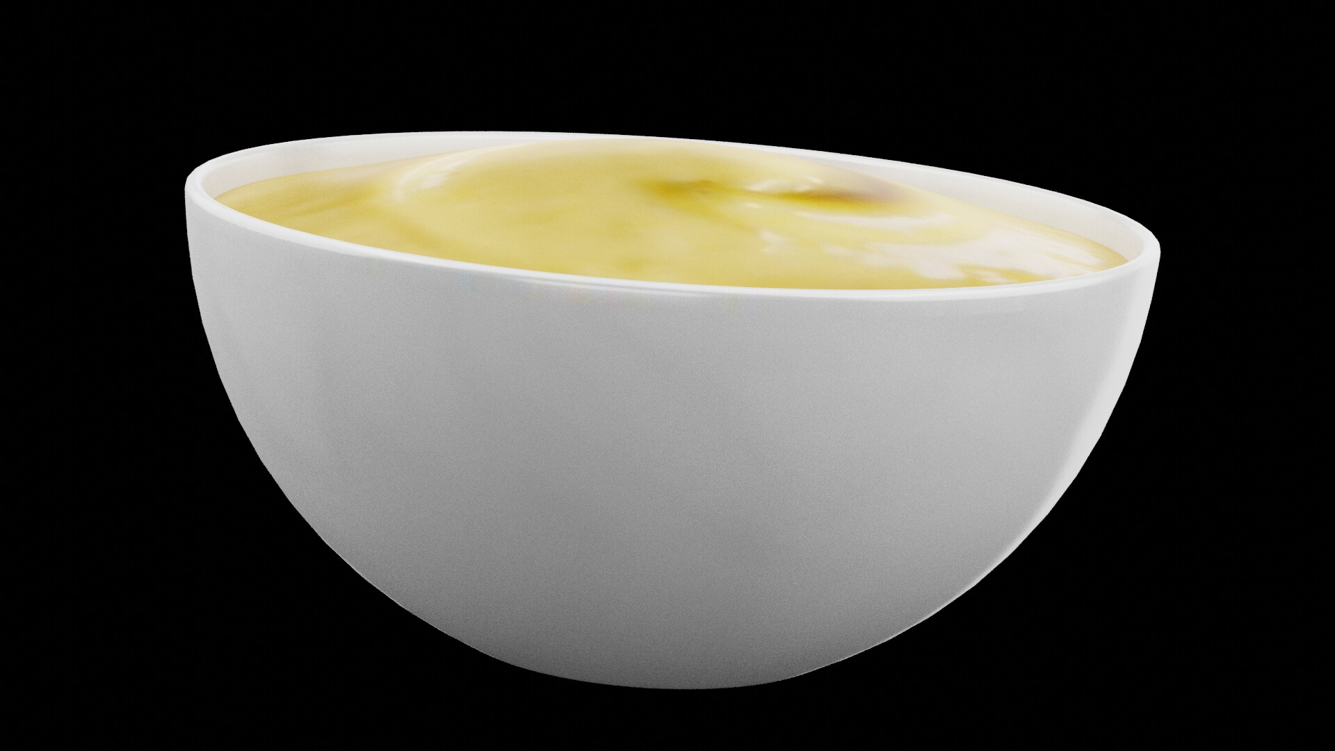 Honey Mustard Sauce - 3D Model by thedazking