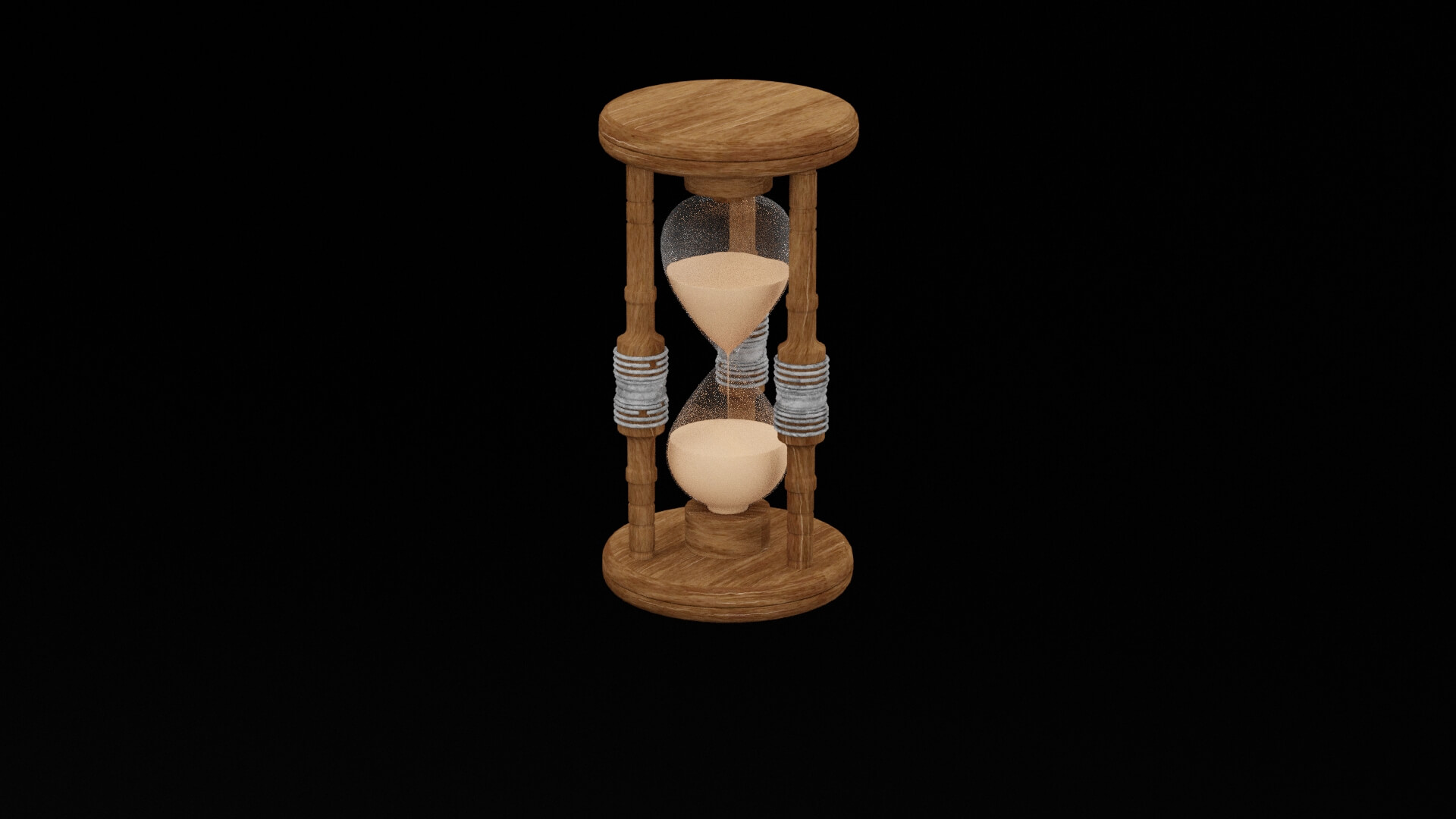 Antique Hourglass - 3D Model by thedazking