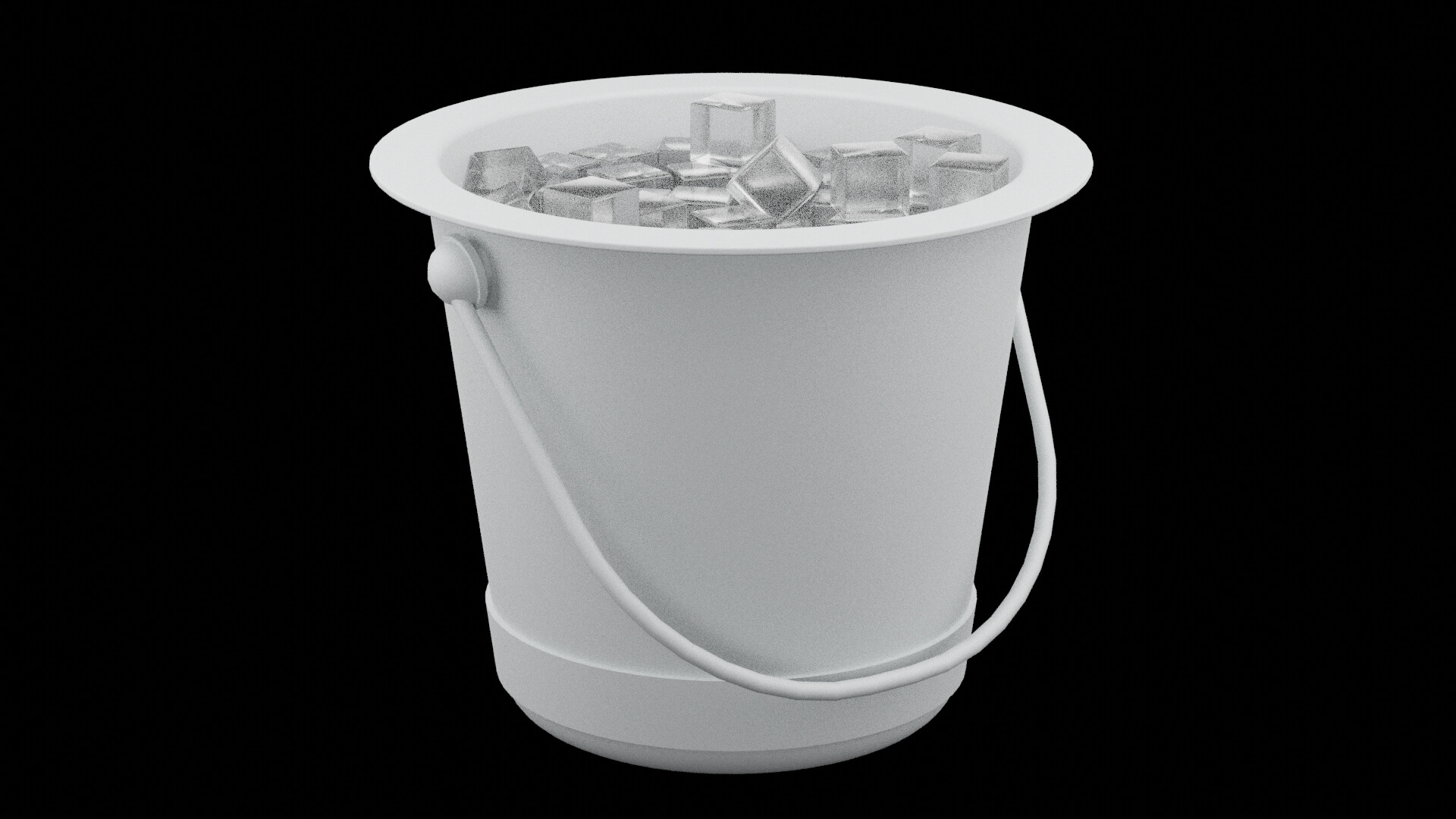 Realistic Ice Bucket - 3D Model by thedazking