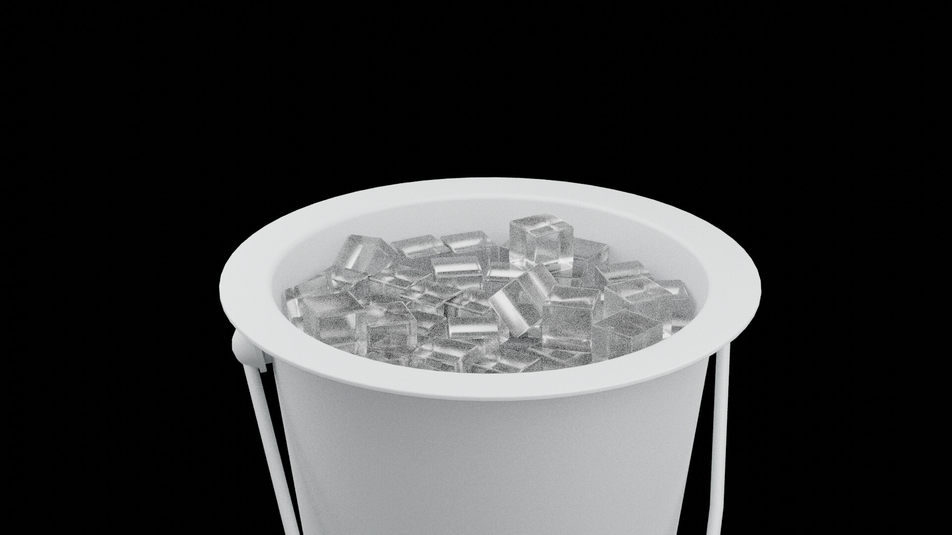 Realistic Ice Bucket - 3D Model by thedazking