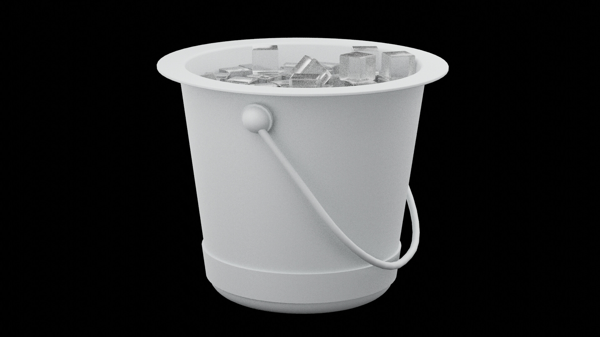 Realistic Ice Bucket - 3D Model by thedazking