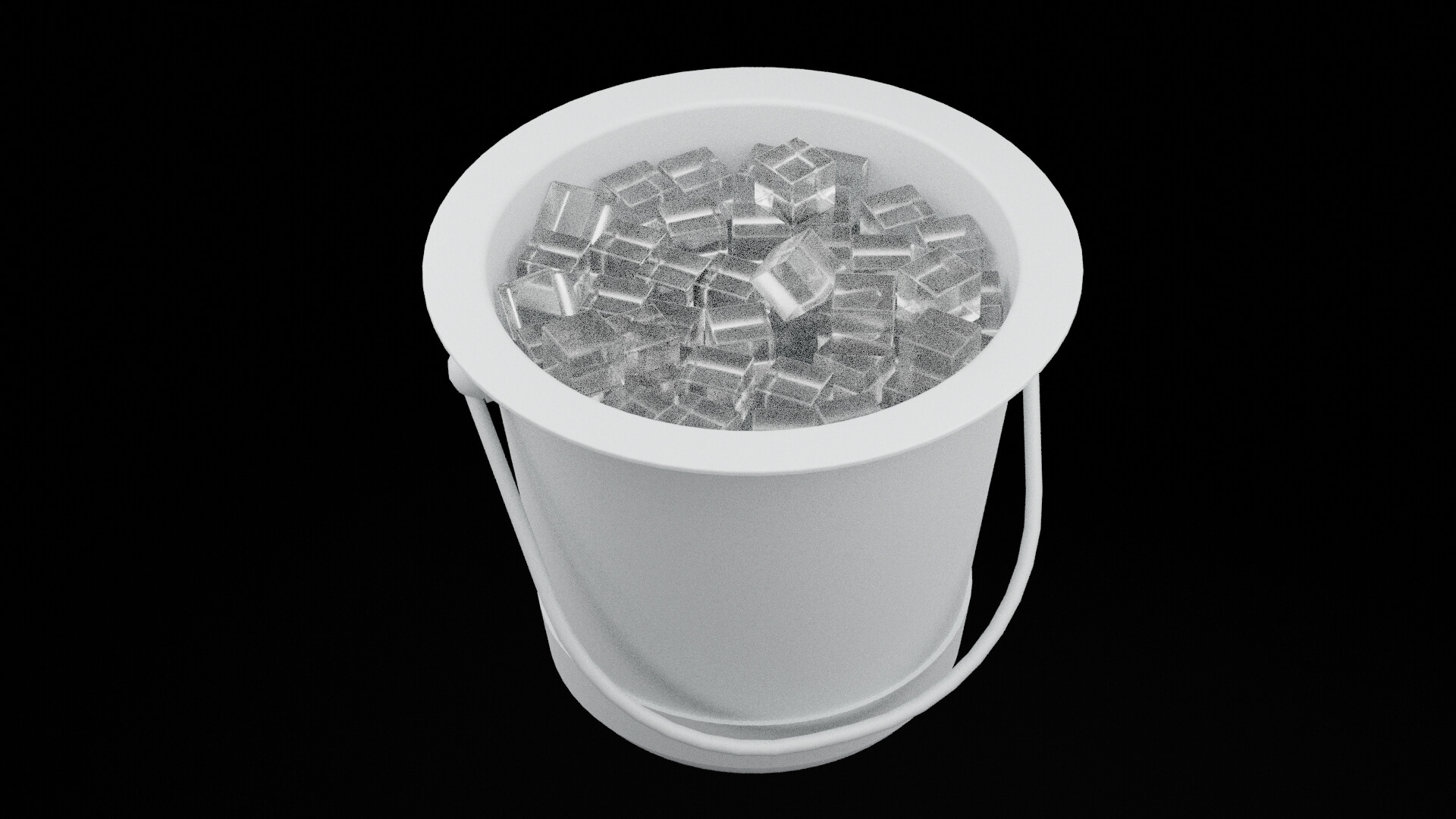 Realistic Ice Bucket - 3D Model by thedazking
