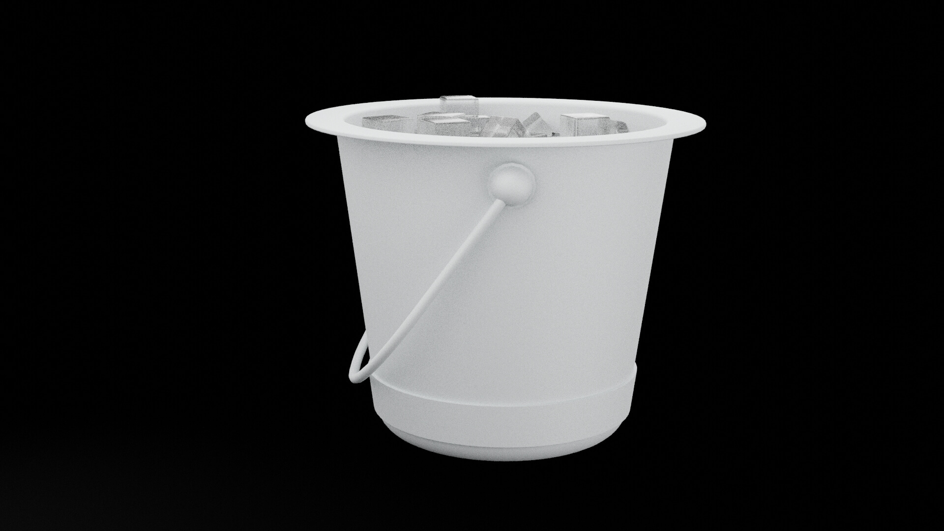 Realistic Ice Bucket - 3D Model by thedazking