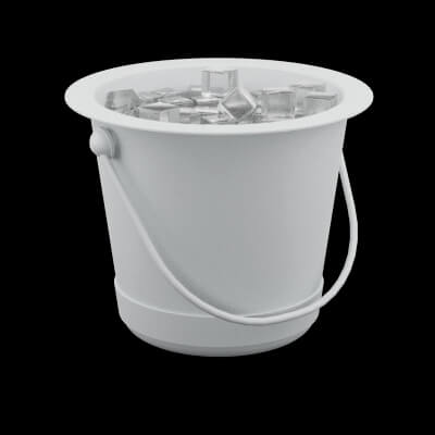 Realistic Ice Bucket - 3D Model by thedazking