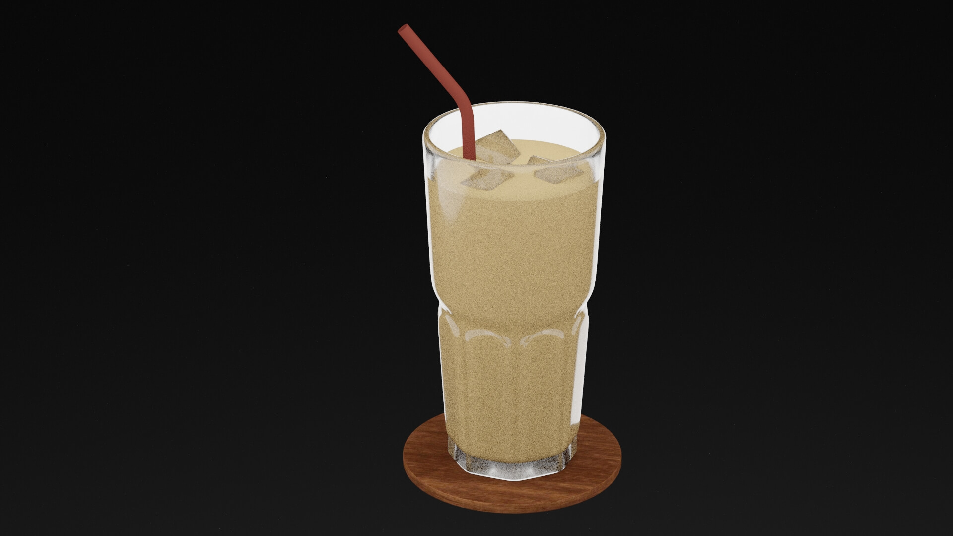 Iced Coffee Cup - 3D Model by thedazking