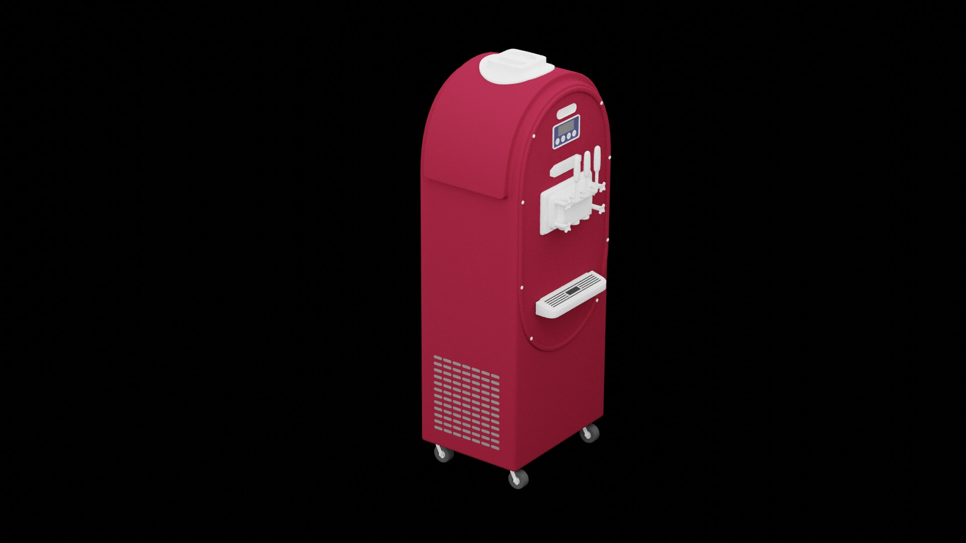 Ice Cream Machine - 3D Model by thedazking