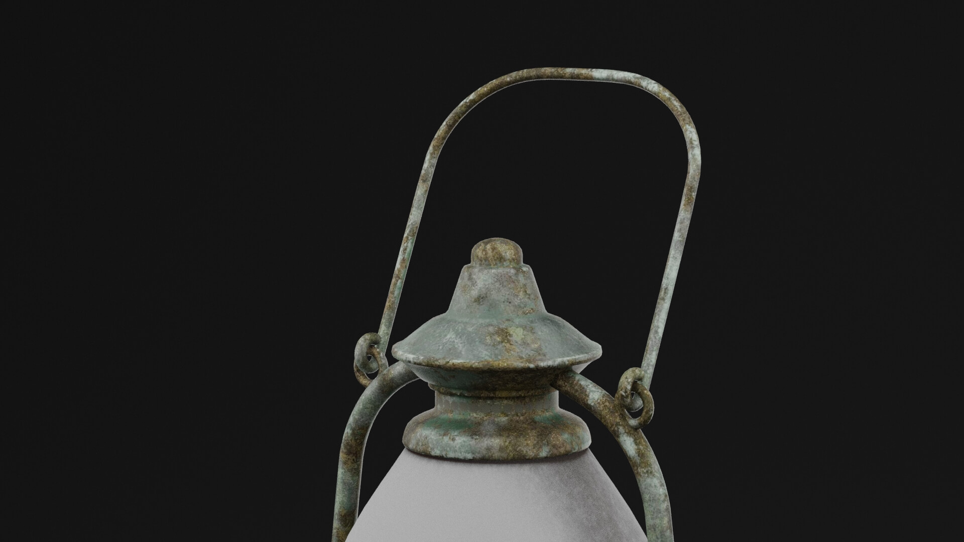 Iron Lantern - 3D Model by thedazking