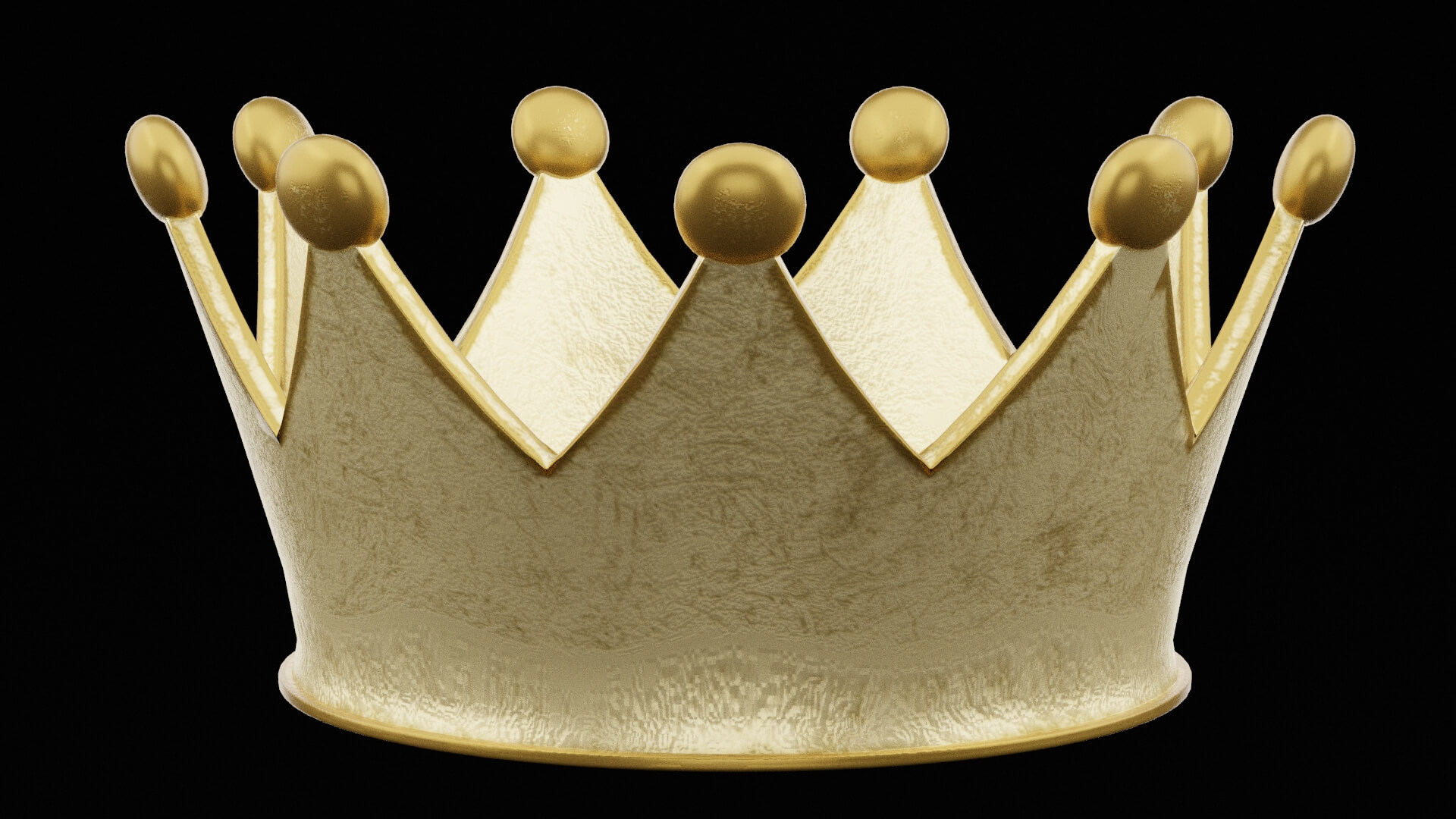 Kings Golden Crown - 3D Model by thedazking