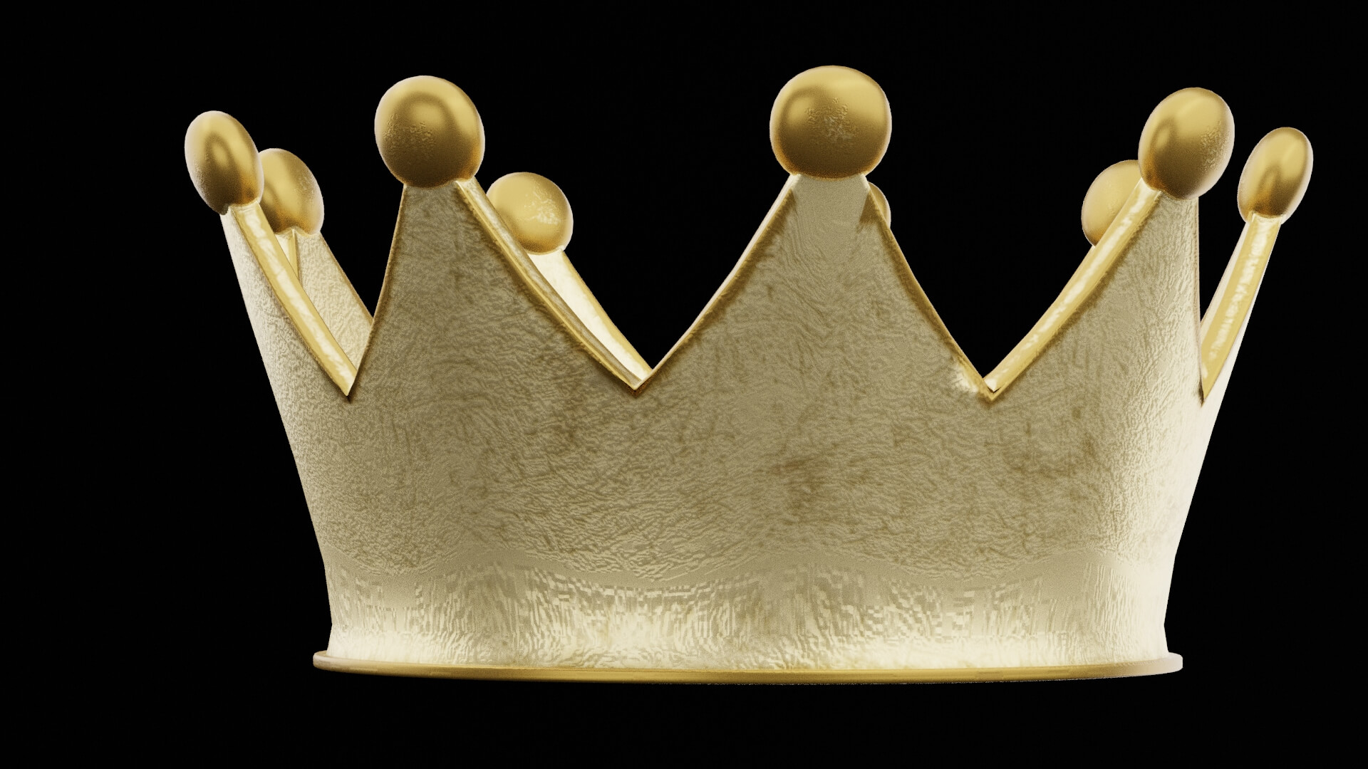 Kings Golden Crown - 3D Model by thedazking