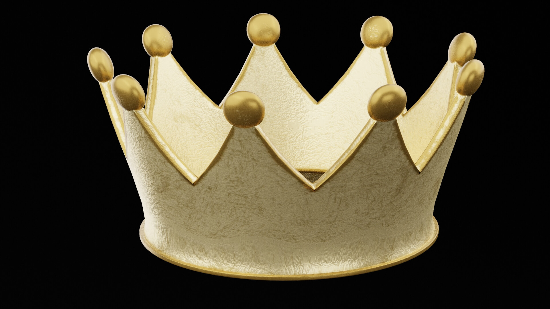 Kings Golden Crown - 3D Model by thedazking