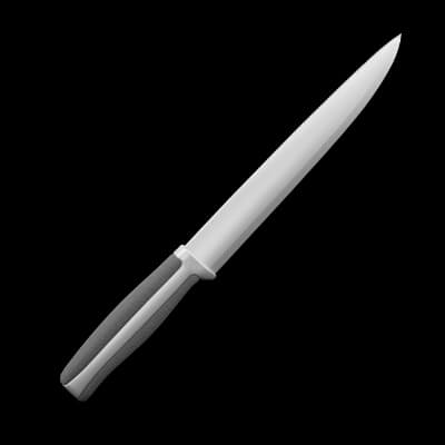 Kitchen Knife - 3D Model by thedazking