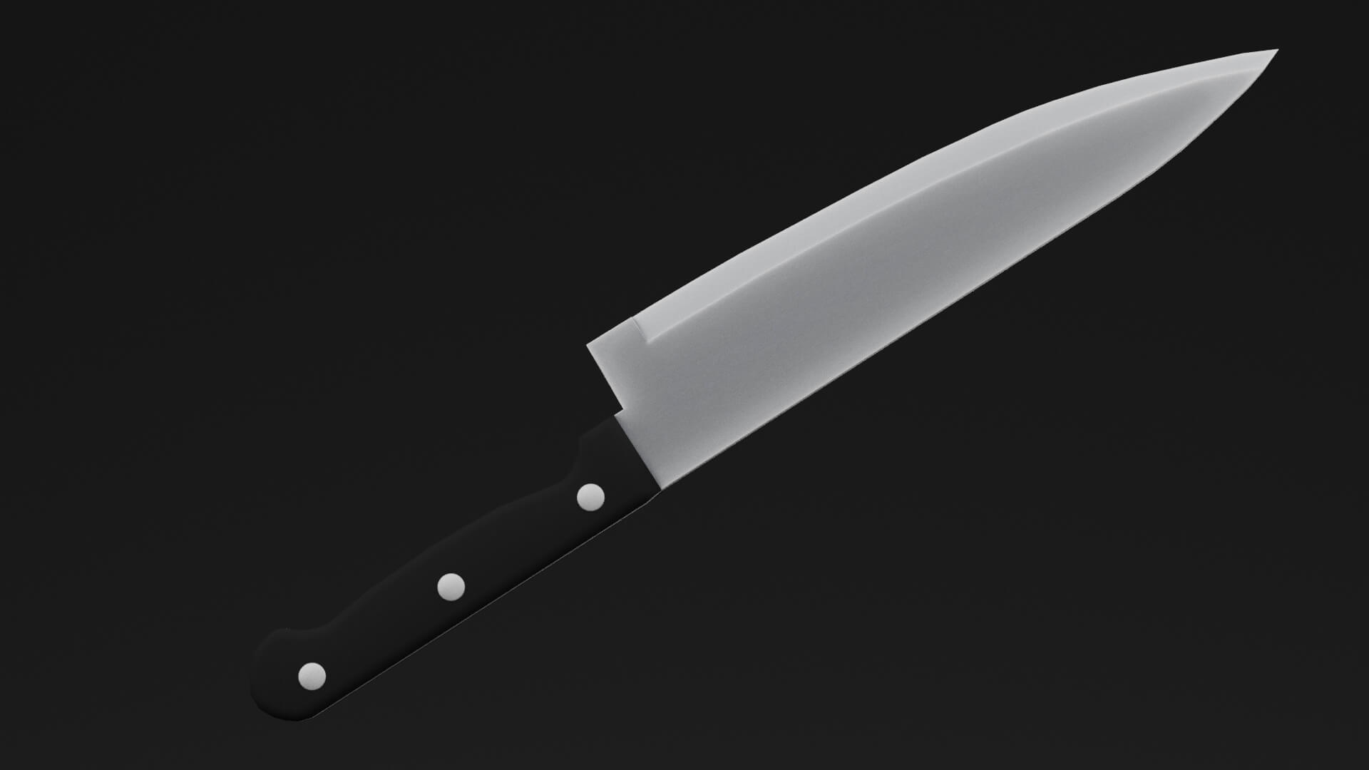 Kitchen Knife - 3D Model by thedazking