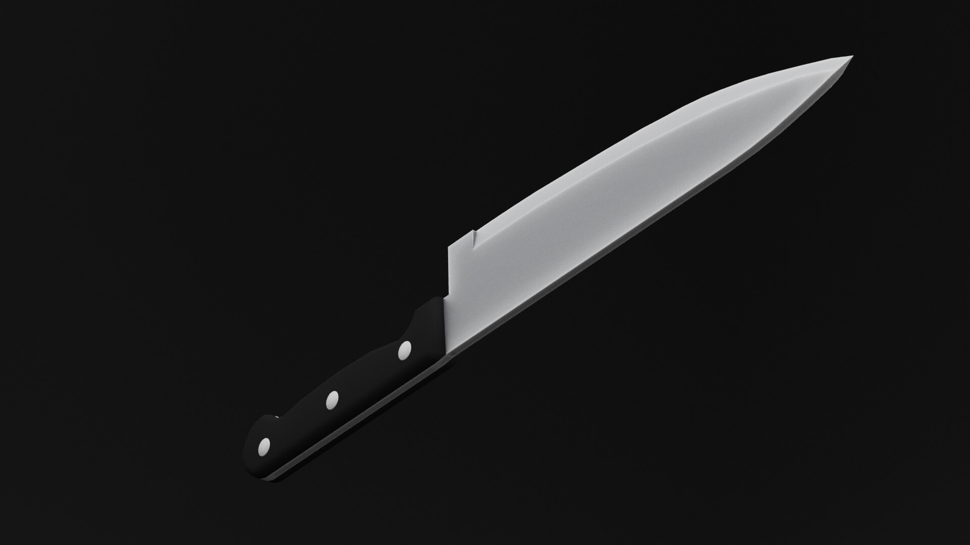 Kitchen Knife - 3D Model by thedazking