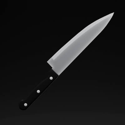 Kitchen Knife - 3D Model by thedazking