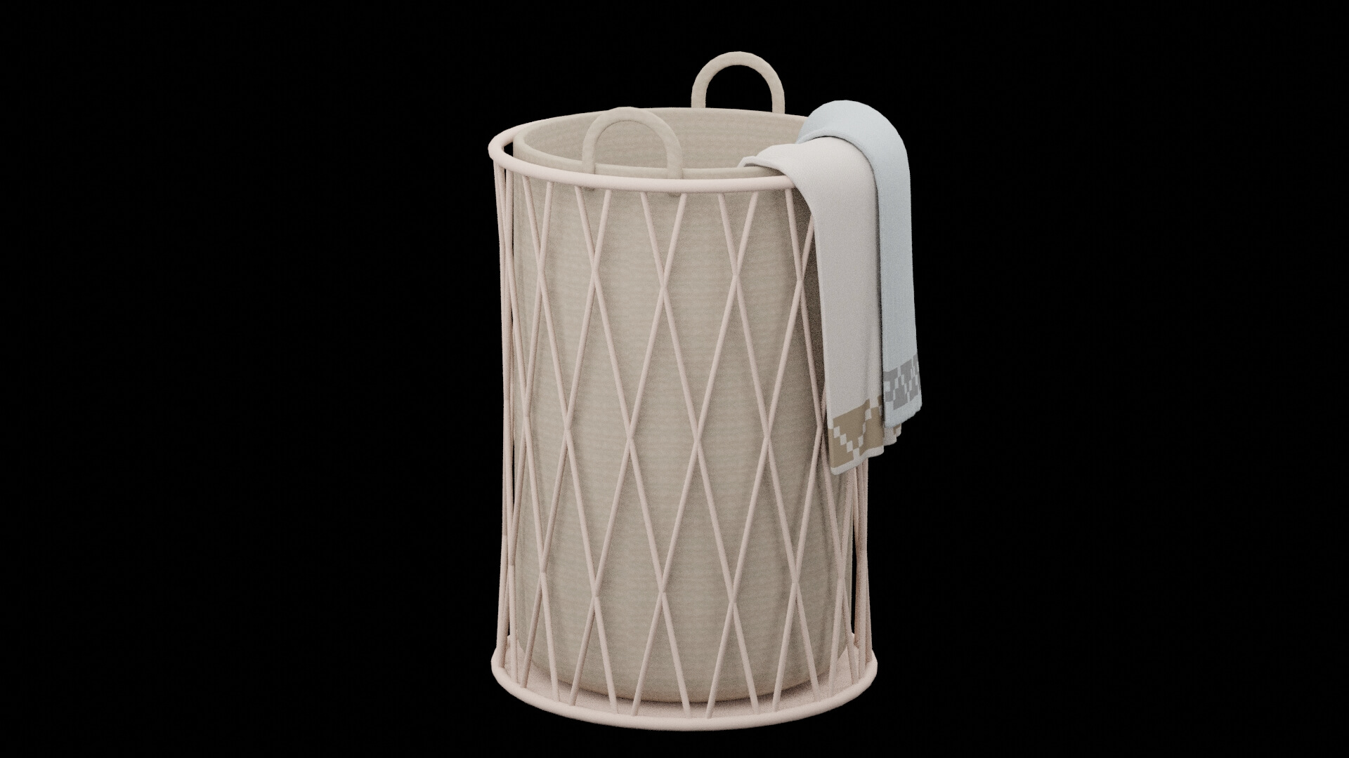 Laundry Basket - 3D Model by thedazking