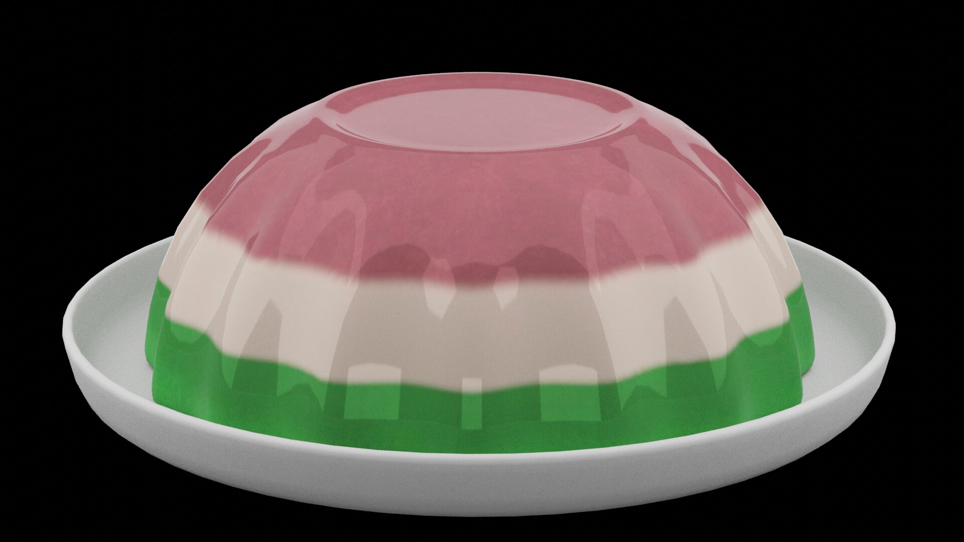 Layered Jelly - 3D Model by thedazking