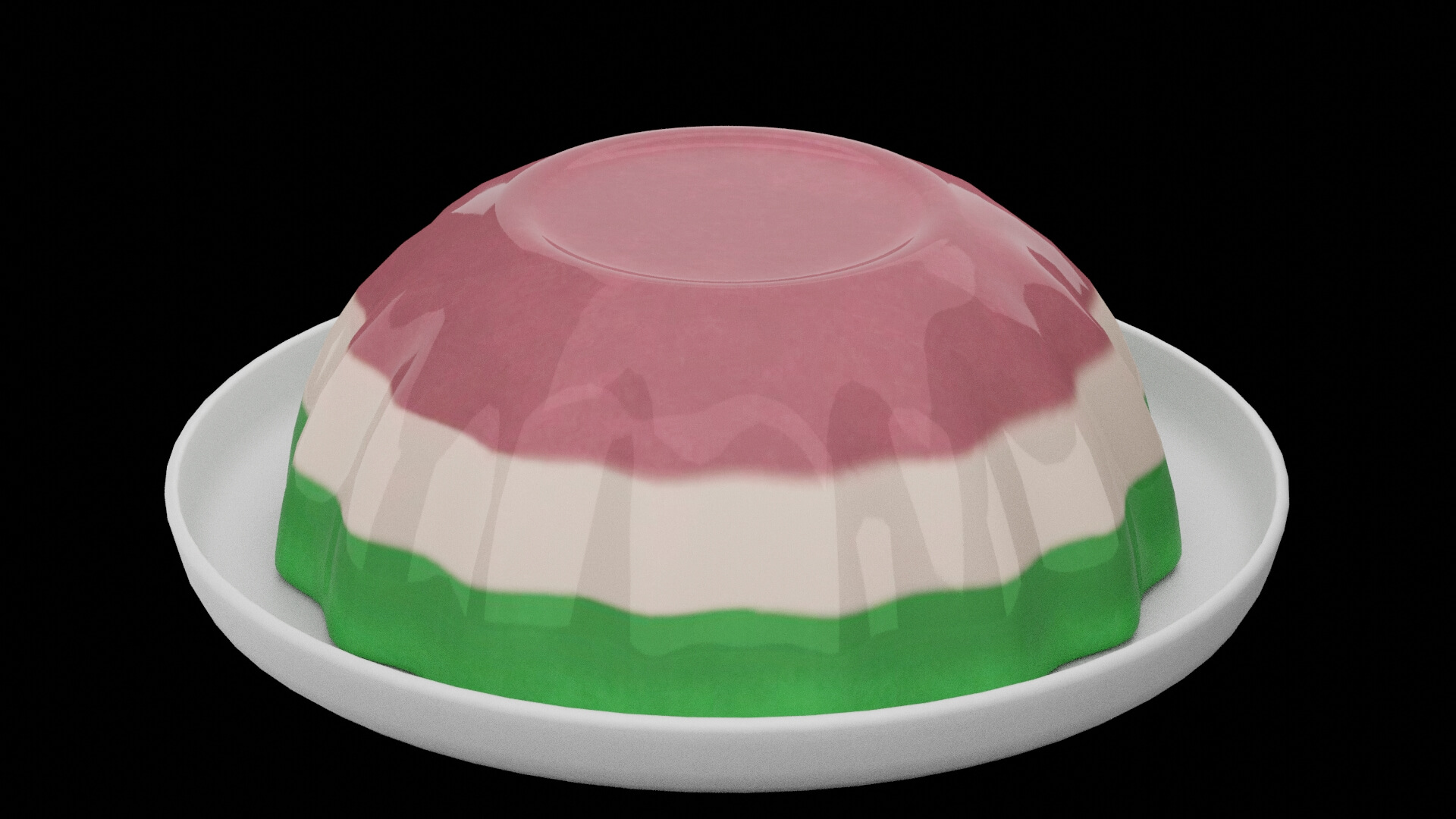 Layered Jelly - 3D Model by thedazking