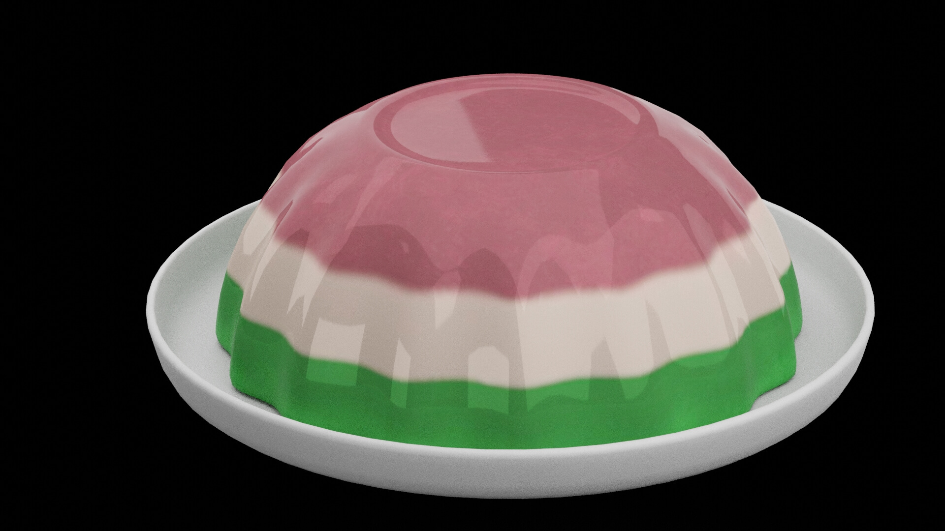 Layered Jelly - 3D Model by thedazking