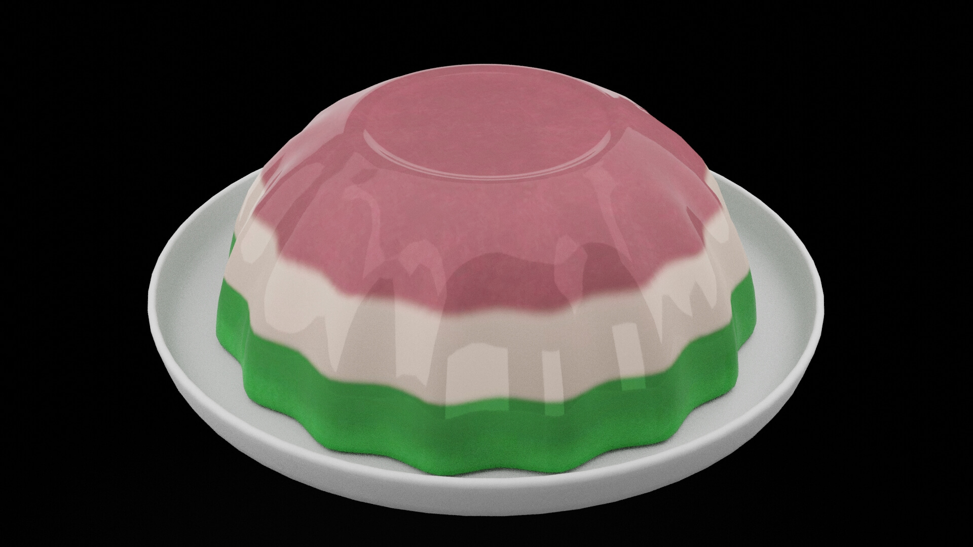 Layered Jelly - 3D Model by thedazking