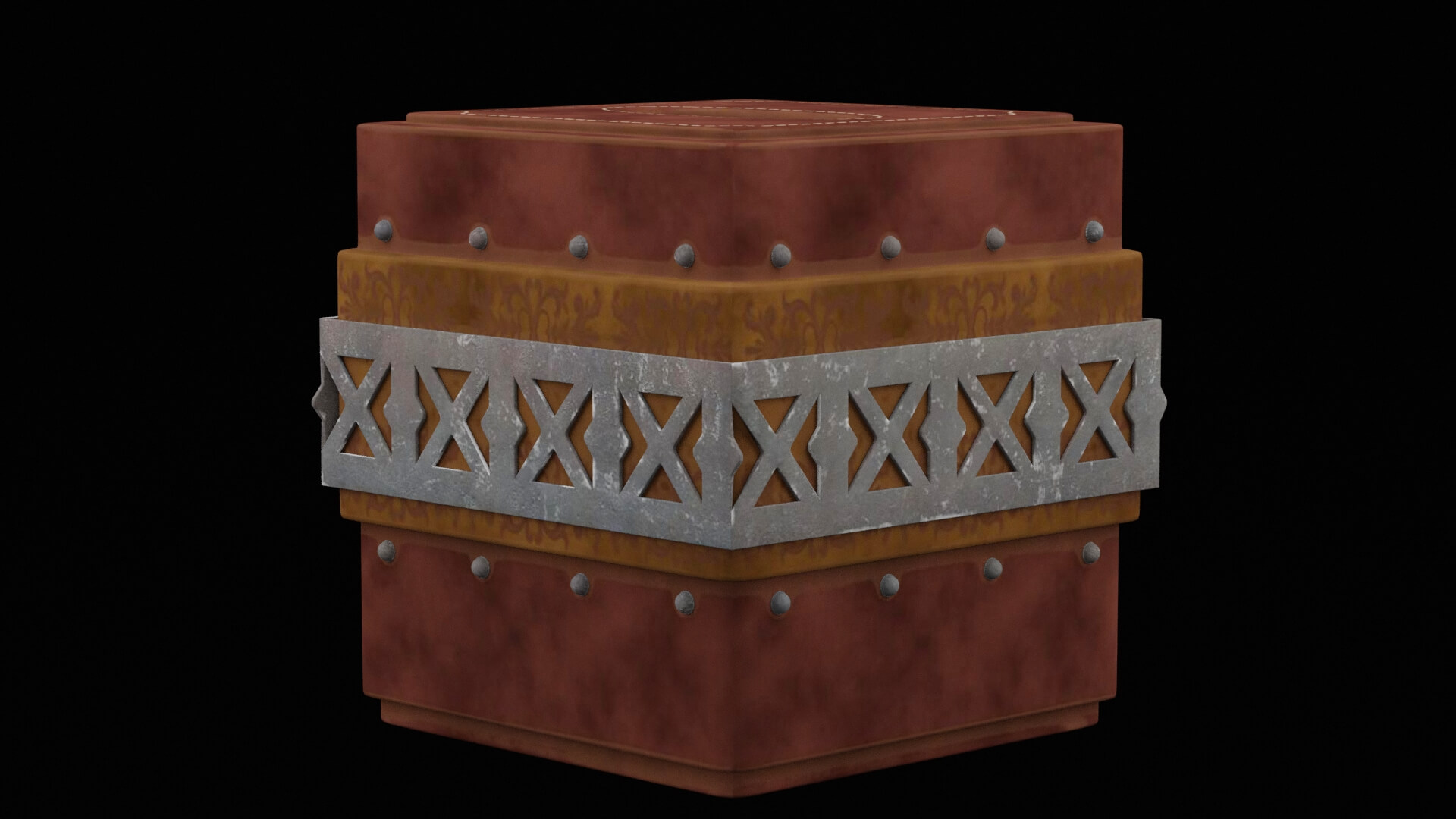 Leather Tissue Box - 3D Model by thedazking