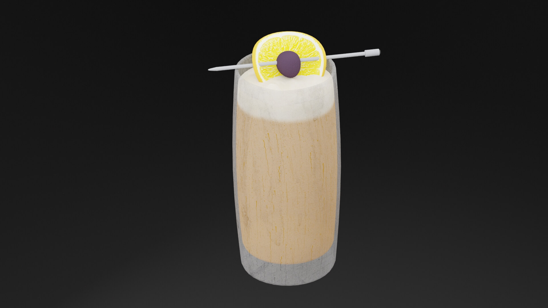 Lemon Delight Drink - 3D Model by thedazking