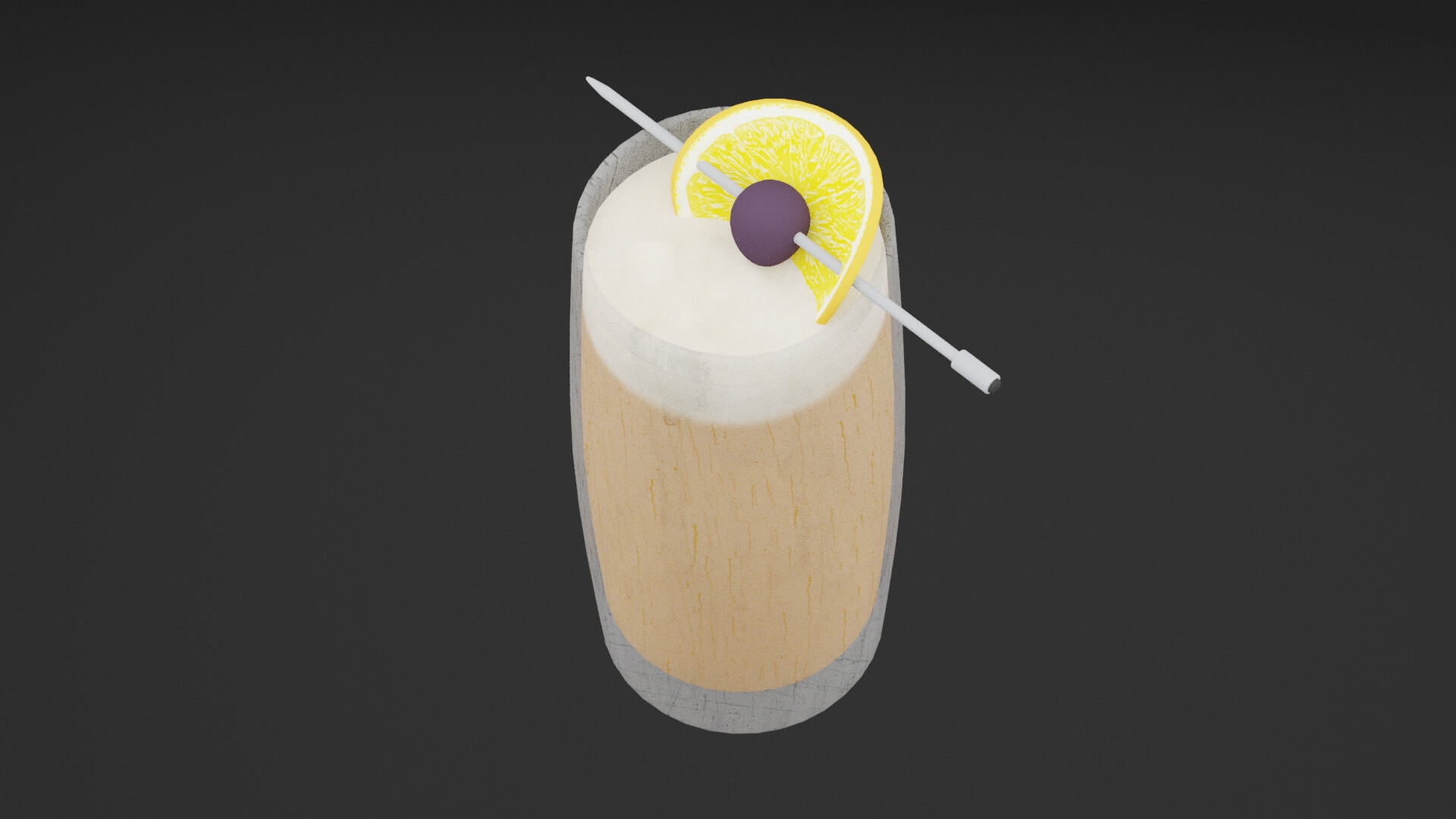 Lemon Delight Drink - 3D Model by thedazking