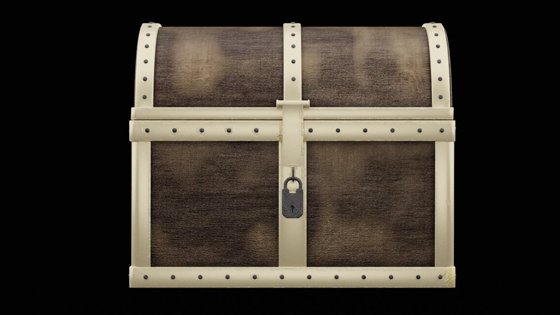 Locked Treasure Chest - 3D Model by thedazking