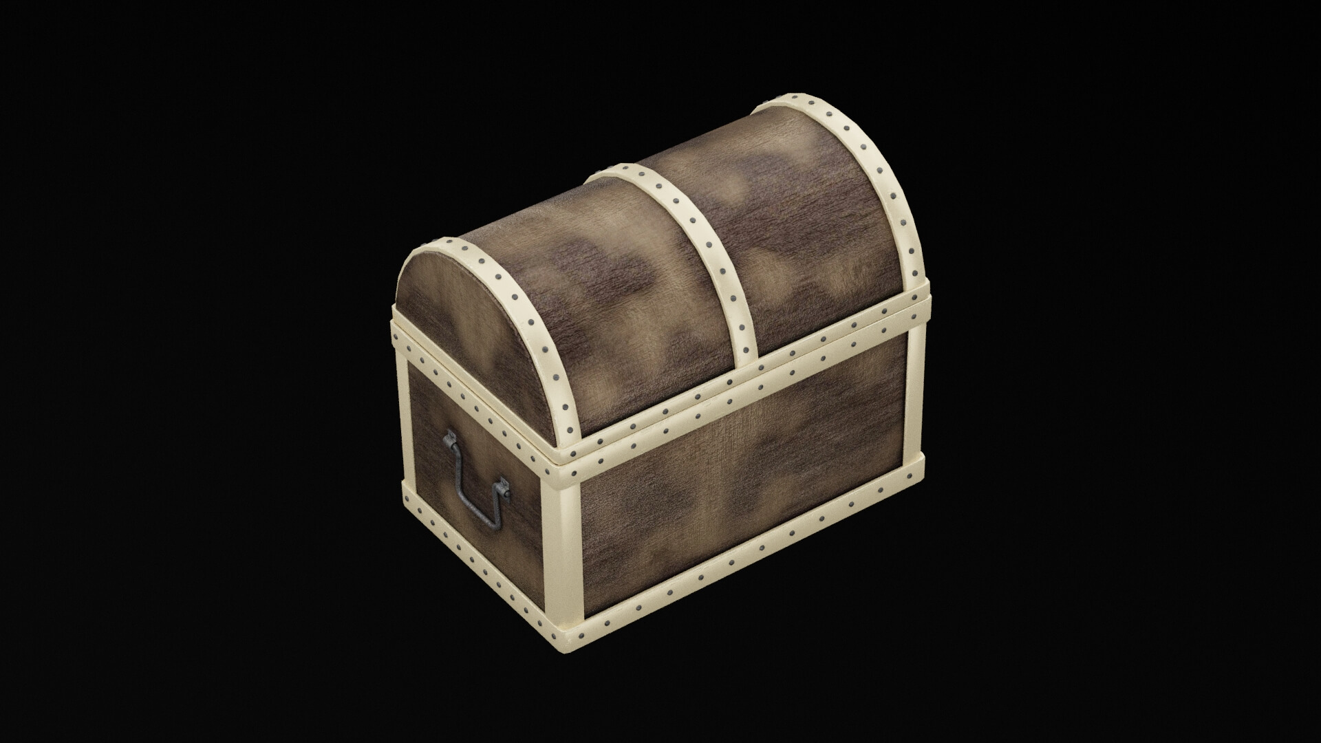 Locked Treasure Chest - 3D Model by thedazking
