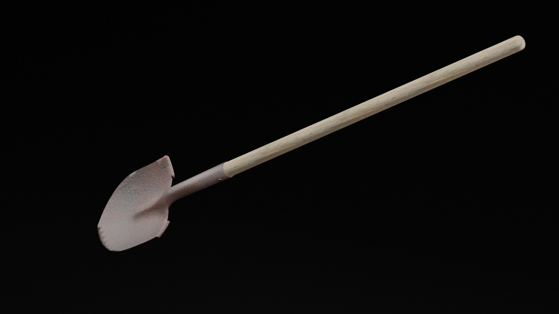 Long Arm Shovel - 3D Model by thedazking