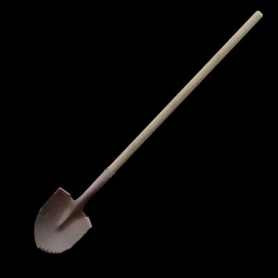 Long Arm Shovel - 3D Model by thedazking