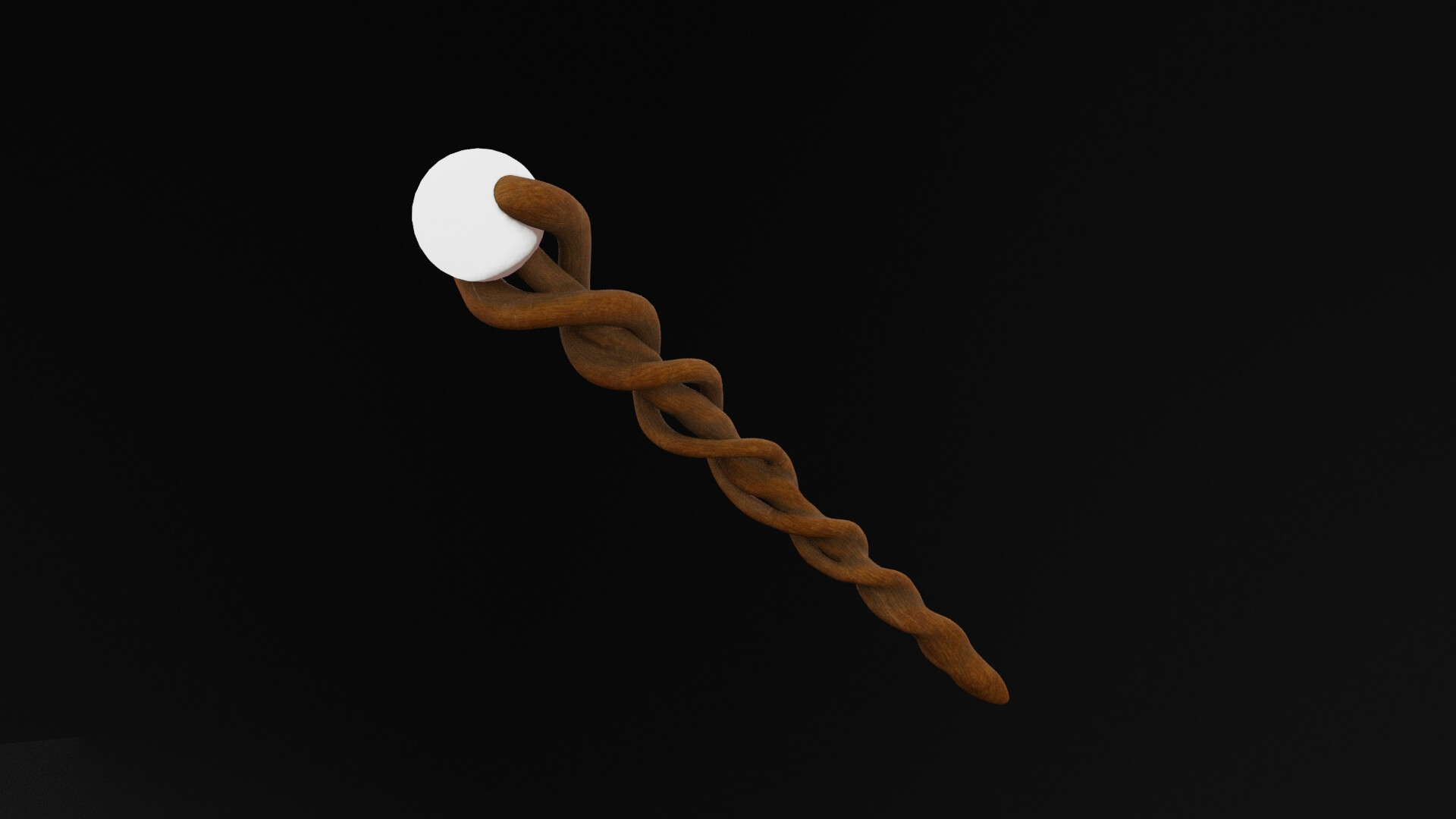 Magical Wizard Wand - 3D Model by thedazking