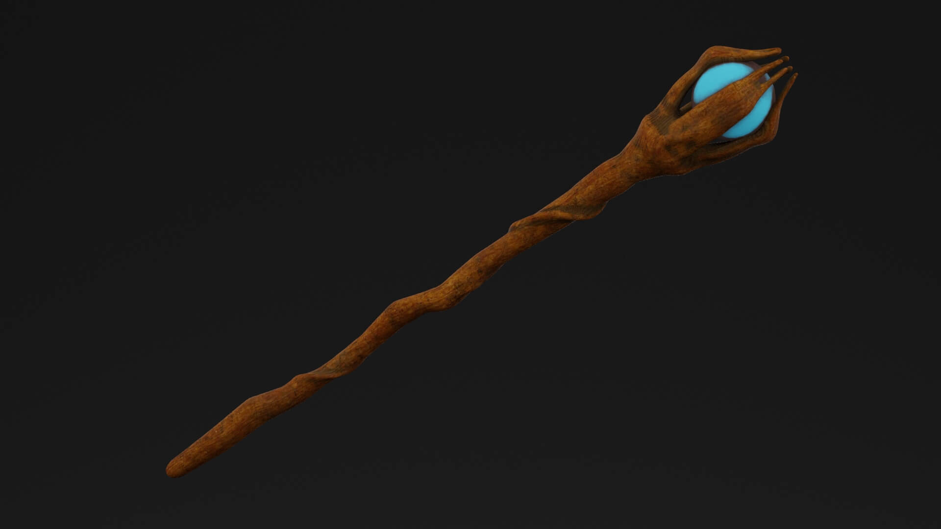 Magical Wizard Wand - 3D Model by thedazking