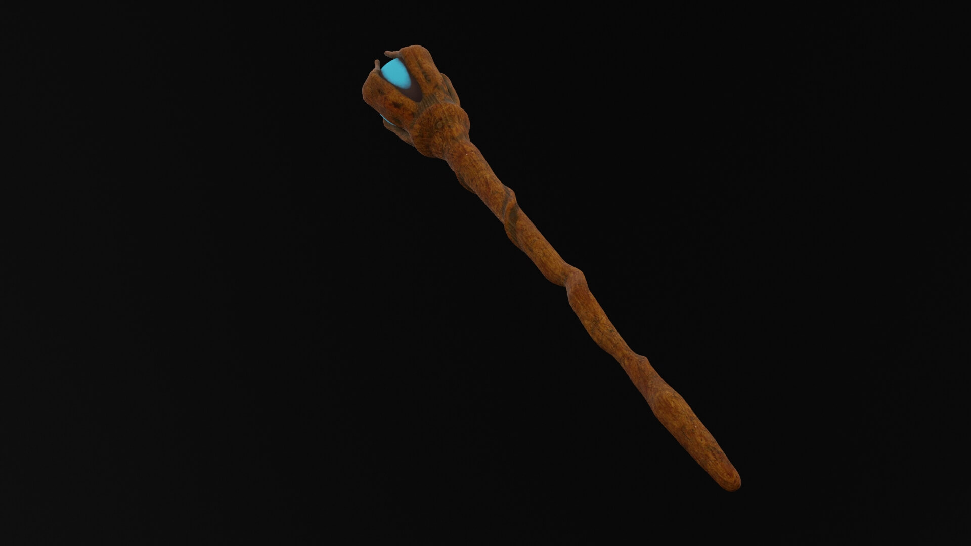 Magical Wizard Wand - 3D Model by thedazking