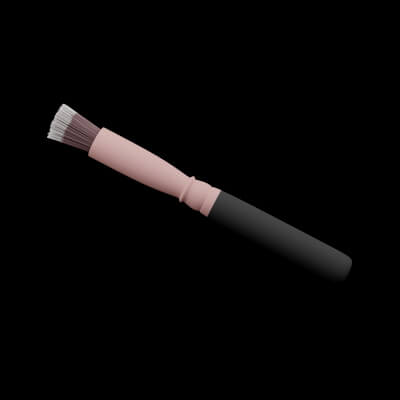Makeup Brush - 3D Model by thedazking