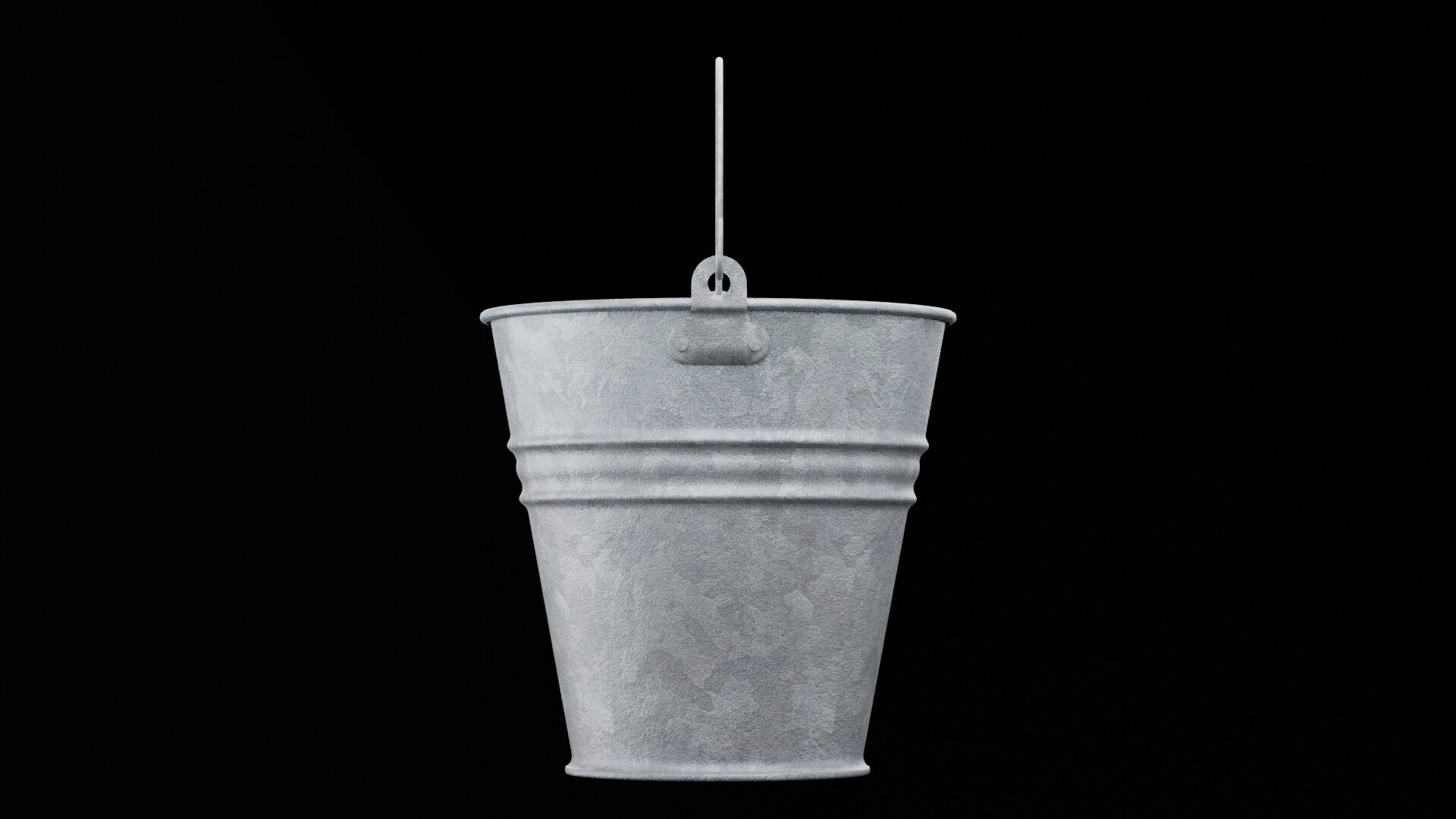 Metallic Bucket - 3D Model by thedazking