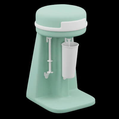 Milkshake Mixer - 3D Model by thedazking
