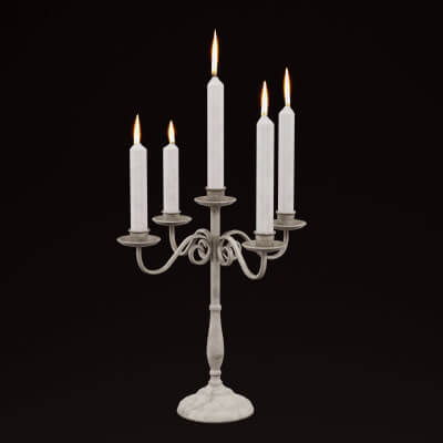 Multicandle Holder - 3D Model by thedazking