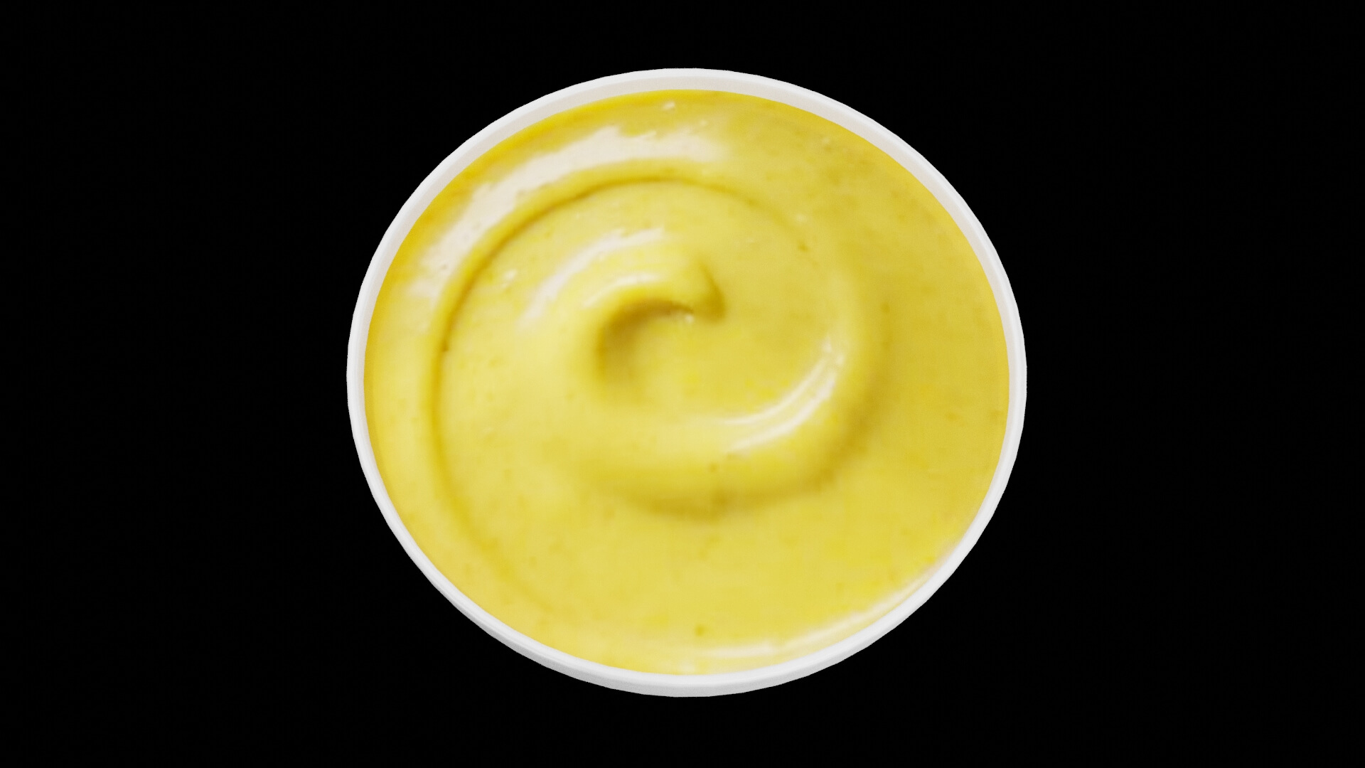 Mustard Sauce Food - 3D Model by thedazking