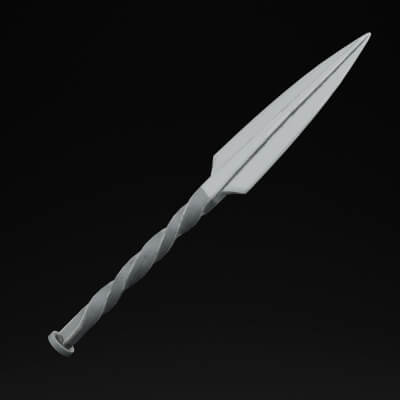 Ninja Dagger - 3D Model by thedazking