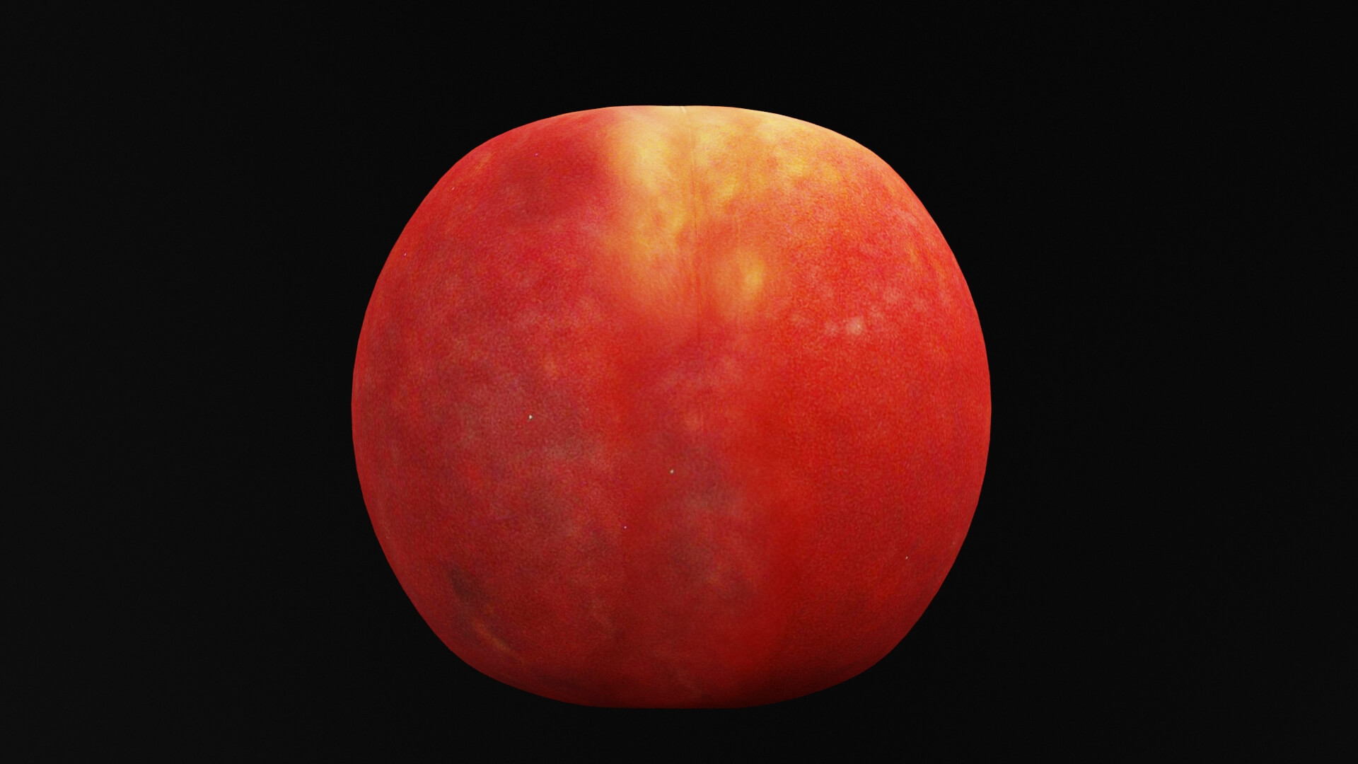 Realistic Peach Fruit - 3D Model by thedazking