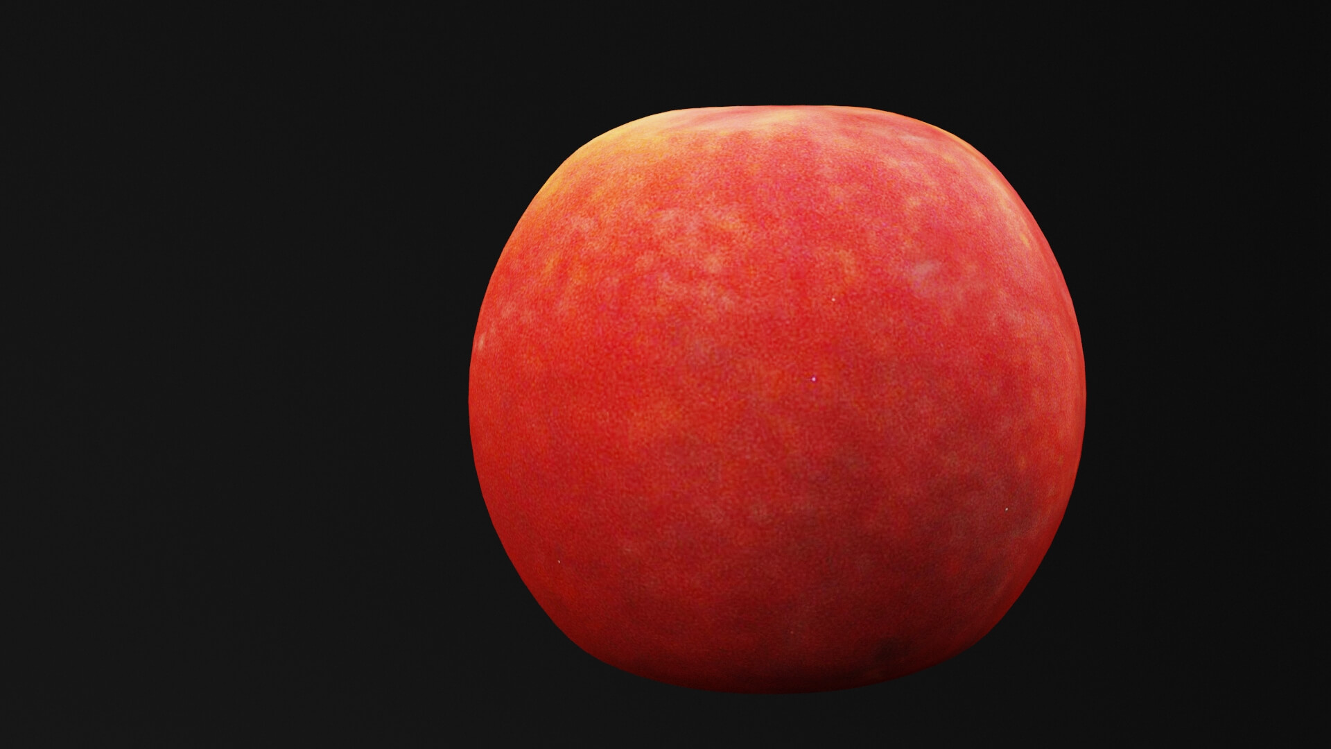 Realistic Peach Fruit - 3D Model by thedazking